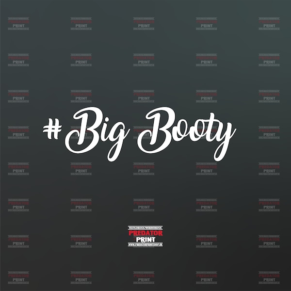 Big Booty Sticker Vinyl - Etsy