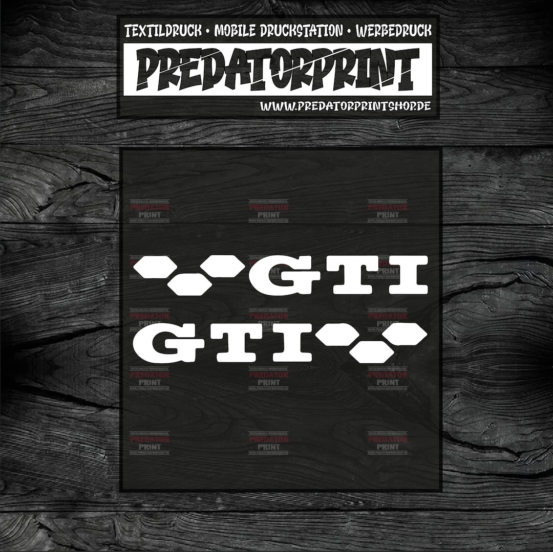 Vinyl Sticker Car Sticker GTI Hexagon 2 Pack - Etsy UK