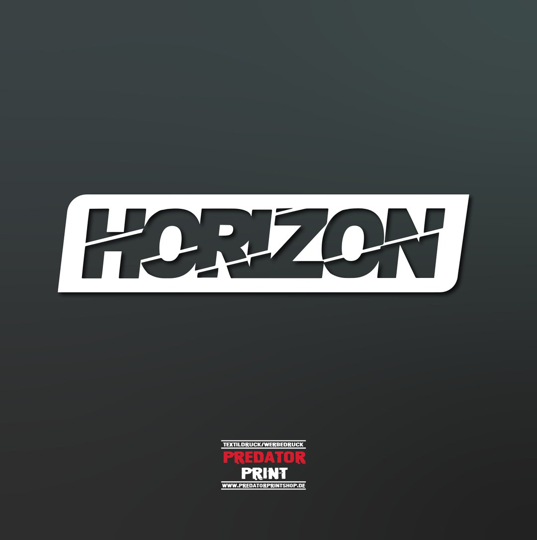 Vinyl Sticker Bumper Sticker Horizon Track Days - Etsy