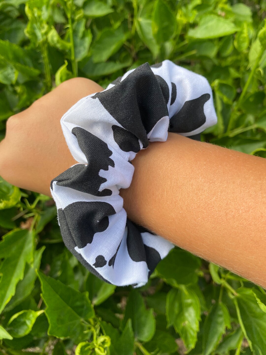 Cow Print Scrunchie / Animal Print / Western / Southern - Etsy