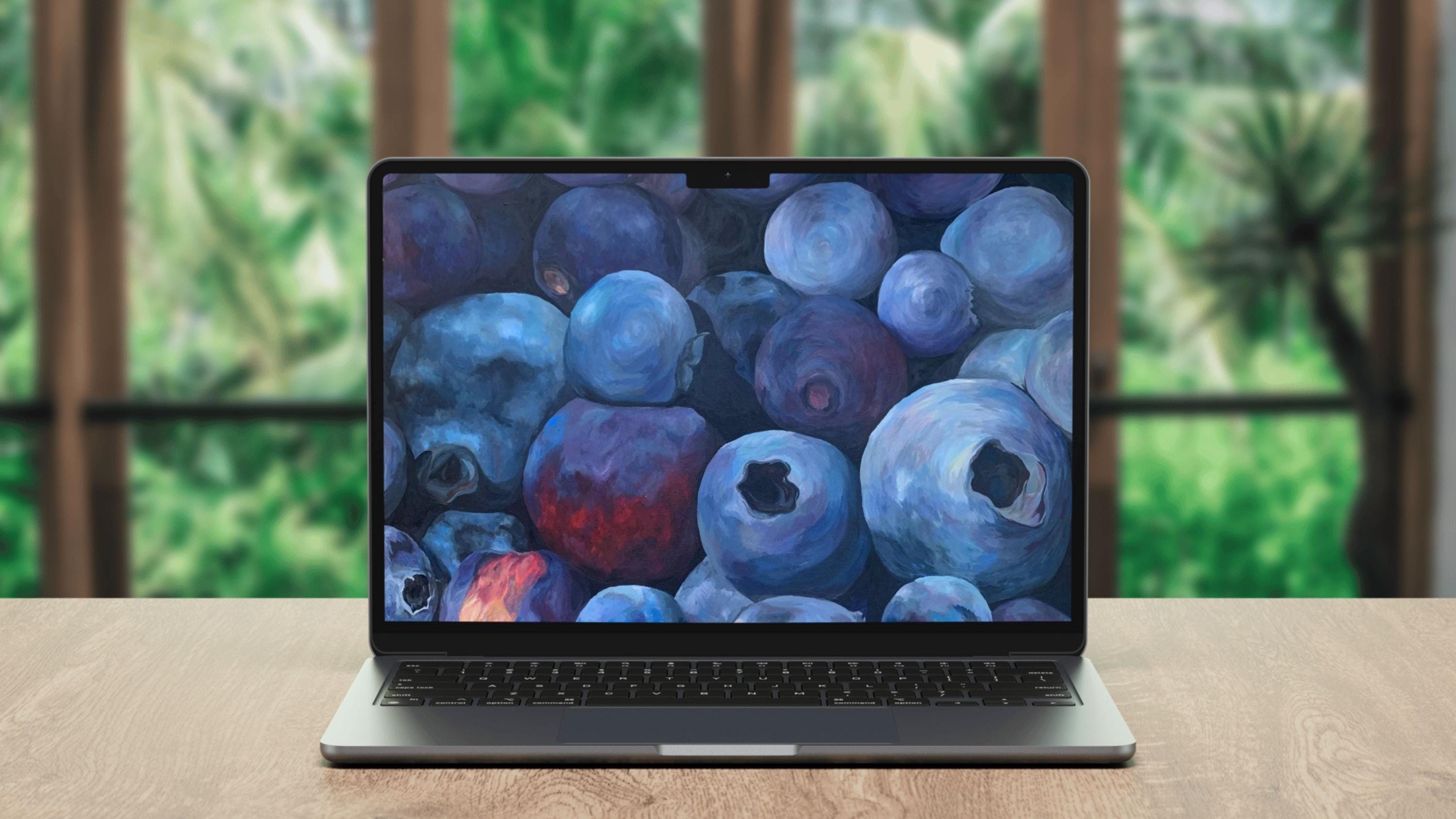 Blueberry Desktop Wallpaper | Nature-inspired Design | Summer Botanical ...