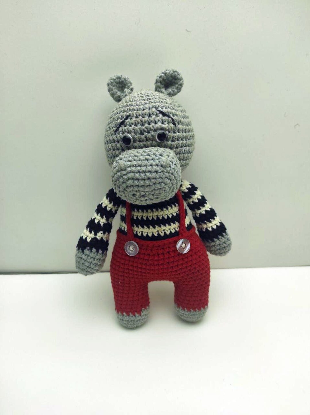 Crochet Behemoth - Knit Toy Bull | Crochet Animals, Knitted Toys, Knit ...