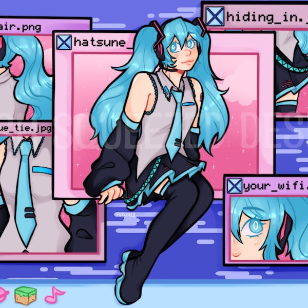 Hatsune Miku Print - Etsy