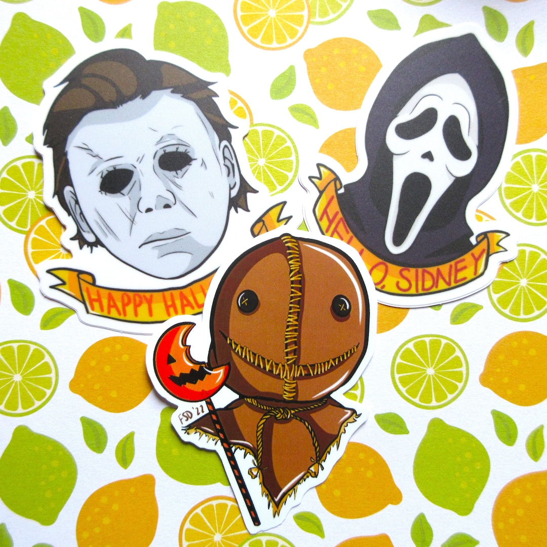 Horror Film Icons Stickers - Etsy