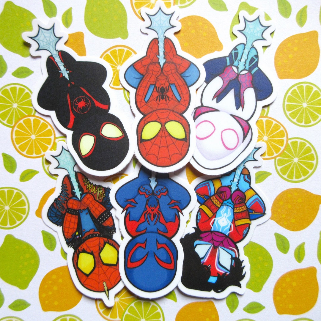 Chibi Spider-folks Vinyl Stickers - Etsy