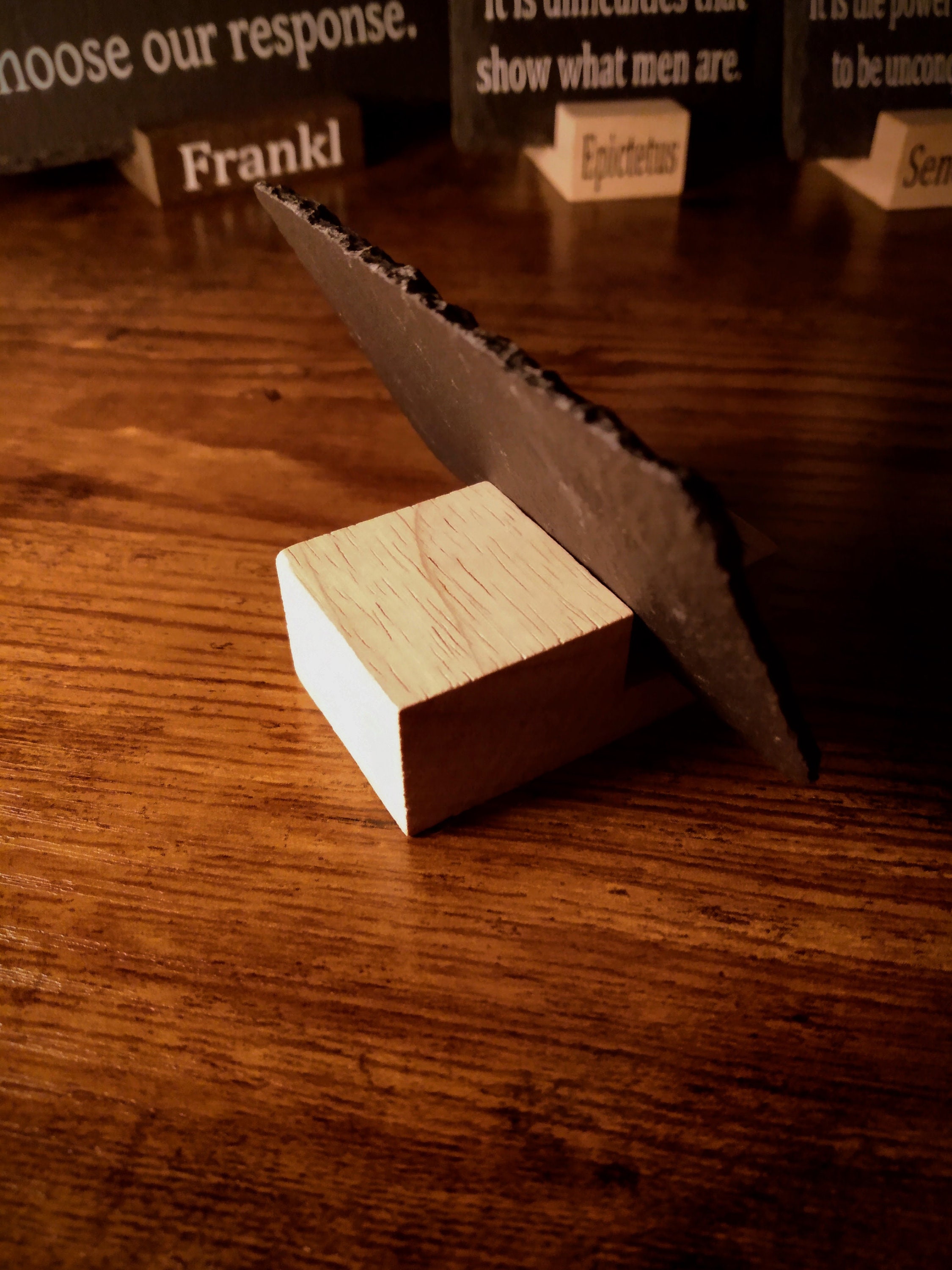 Ancient Stoic Philosophy Stone Slate Inscription Marcus - Etsy