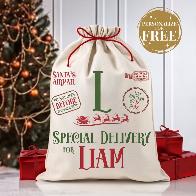 Large Santa Sack - Etsy