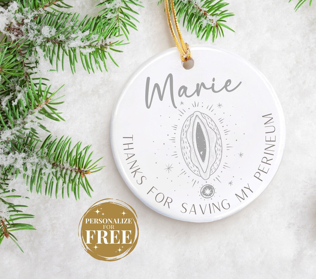 Personalized OBGYN Gift, Funny Christmas Ornaments, Midwife ...