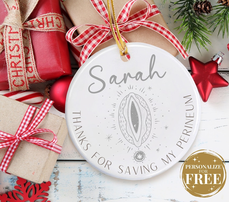 Personalized Urology Gift, Funny Christmas Ornaments, Midwife Thank You ...