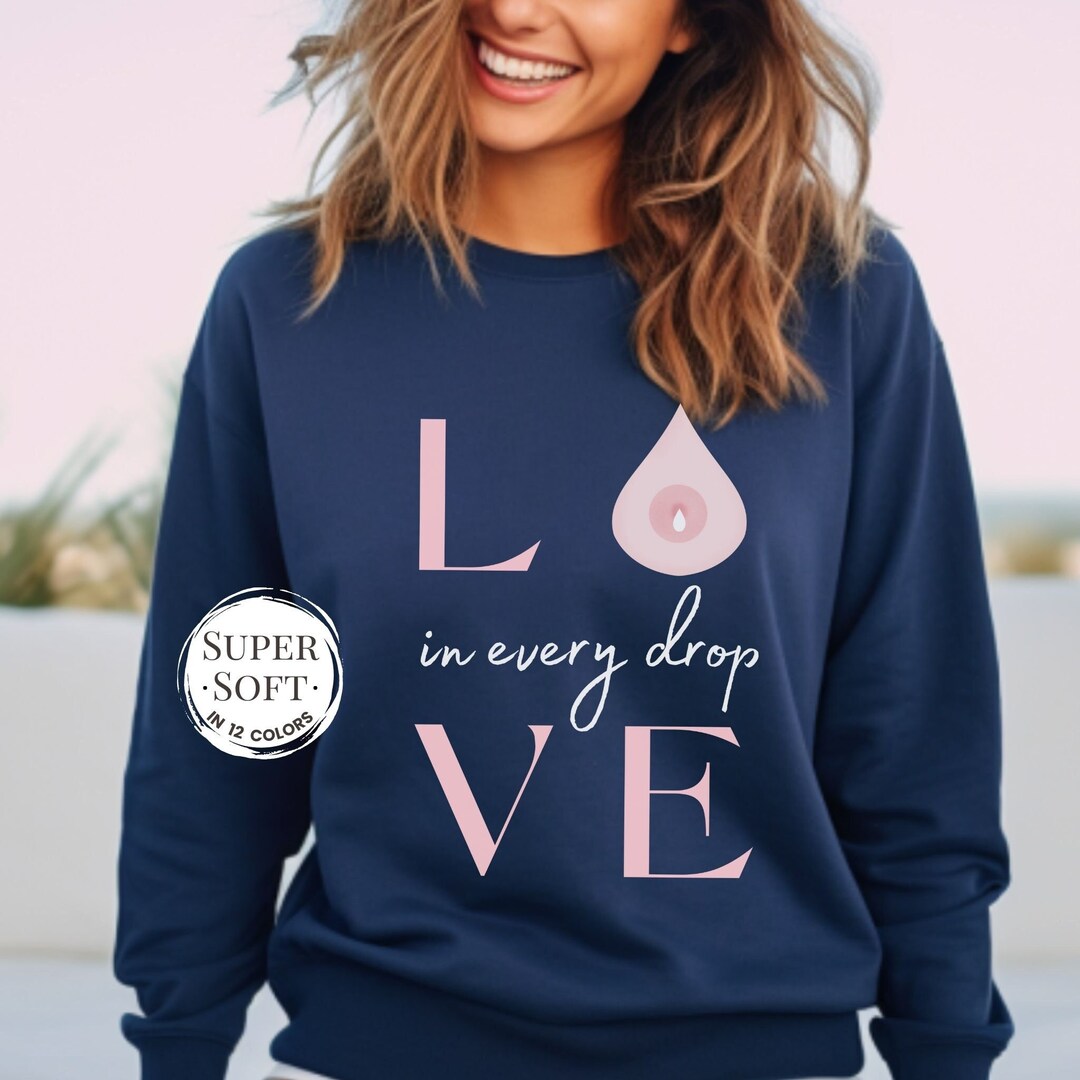 Valentines Day Lactation Consultant Breastfeeding Sweatshirt, Doula ...