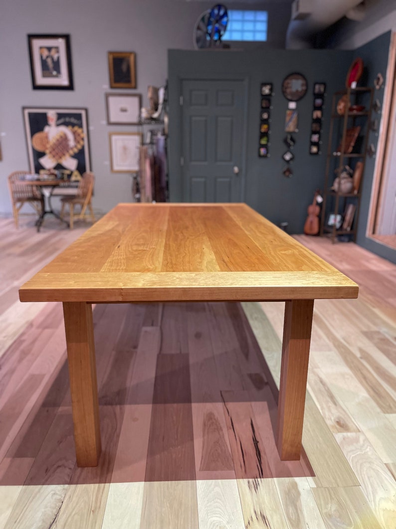 Solid Cherry Dining Table - Etsy
