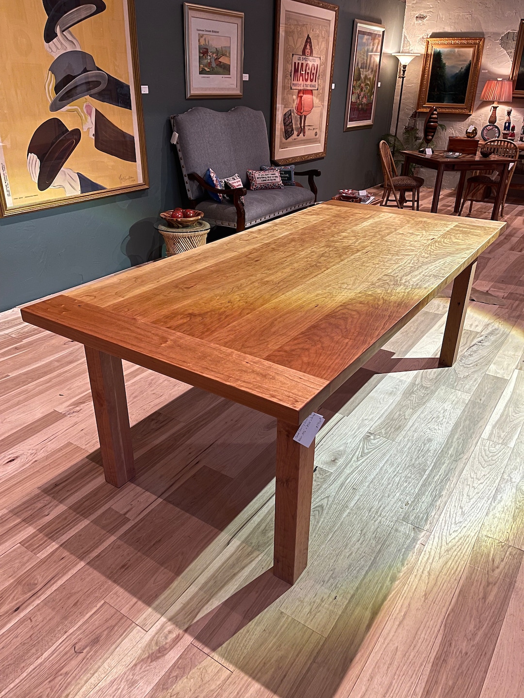 Solid Cherry Dining Table - Etsy