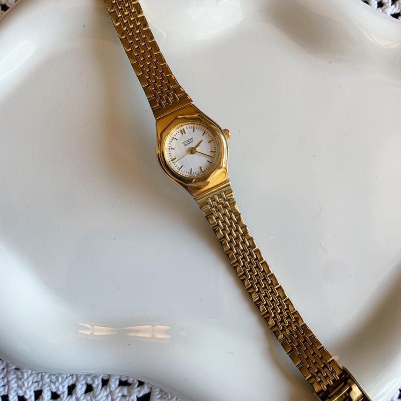 Gold Womens 80s Watch - Etsy
