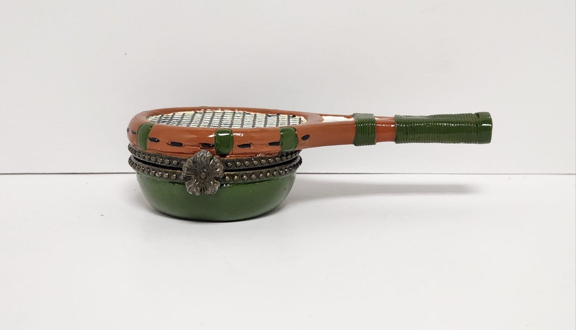 Porcelain Tennis Racquet Box - Etsy