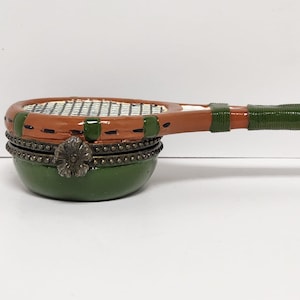 Porcelain Tennis Racquet Box - Etsy
