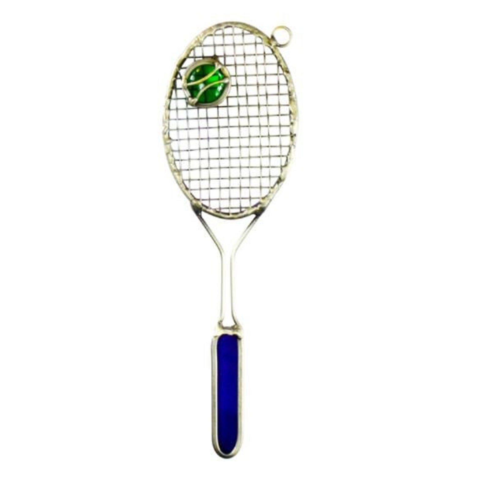 Stained Glass Tennis Racquet Sun Catcher - Etsy