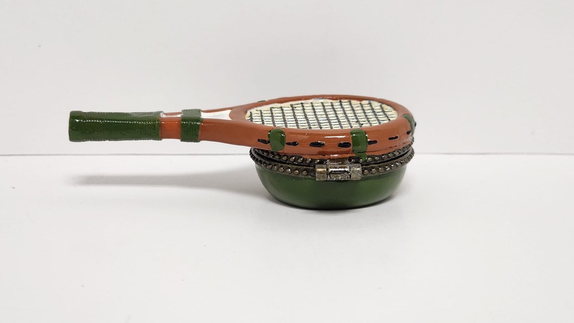 Porcelain Tennis Racquet Box - Etsy