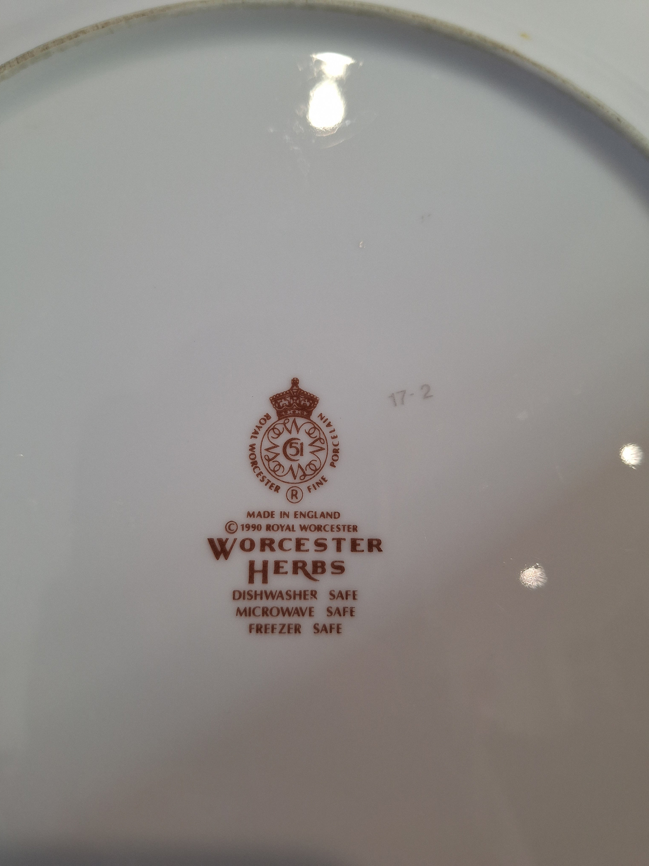 Royal Worcester Herb Plate Rosemary, Collections, Traditional, Fine ...