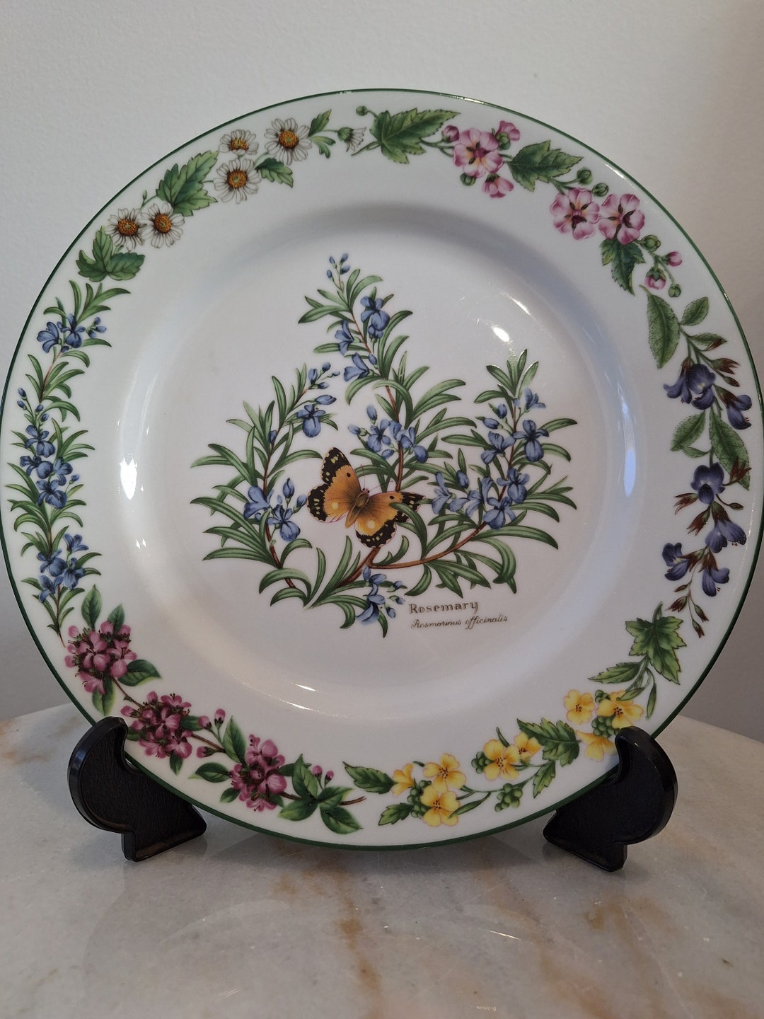 Royal Worcester Herb Plate Rosemary, Collections, Traditional, Fine ...
