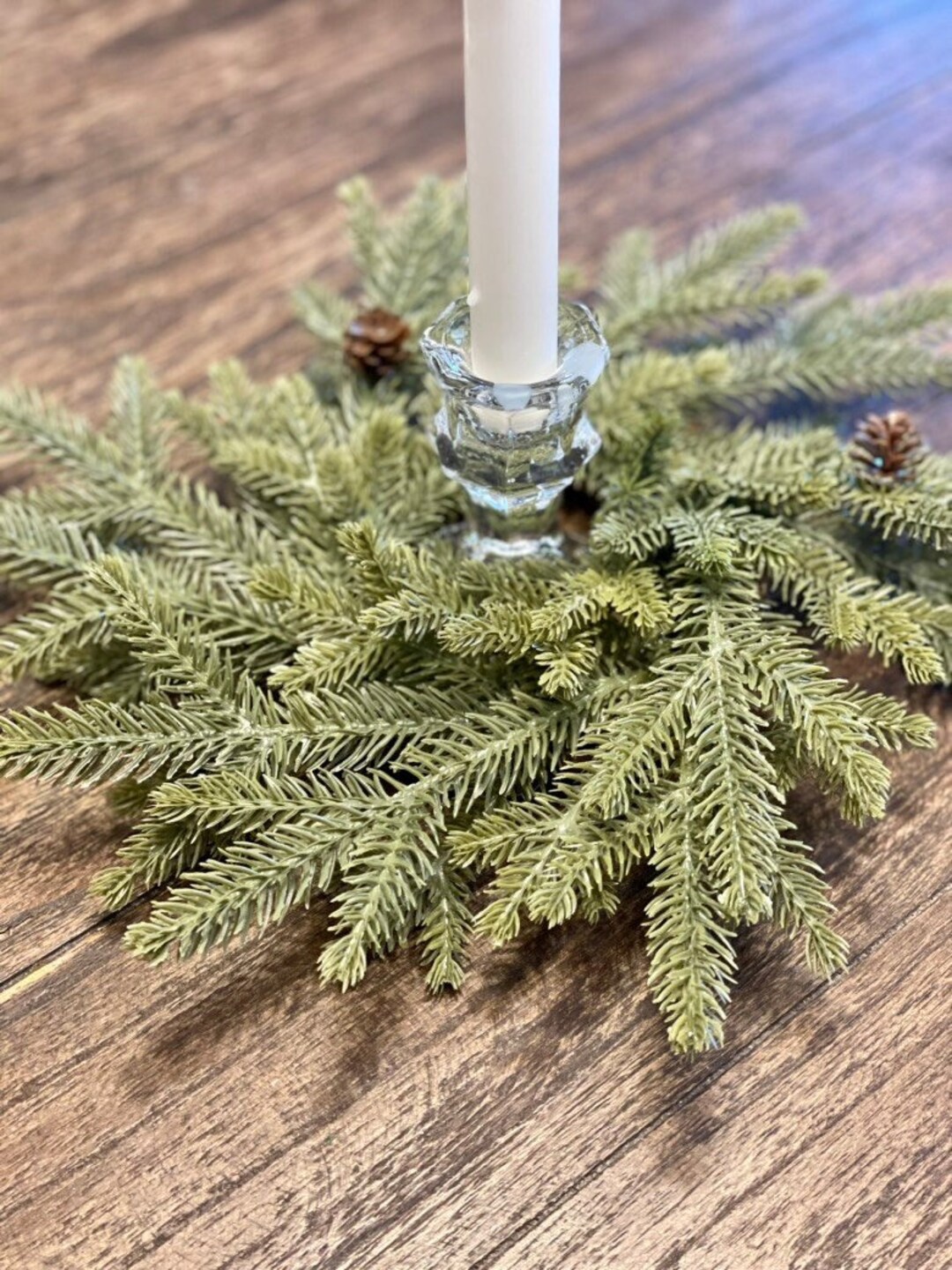 Candle Wreath Centerpiece - Etsy