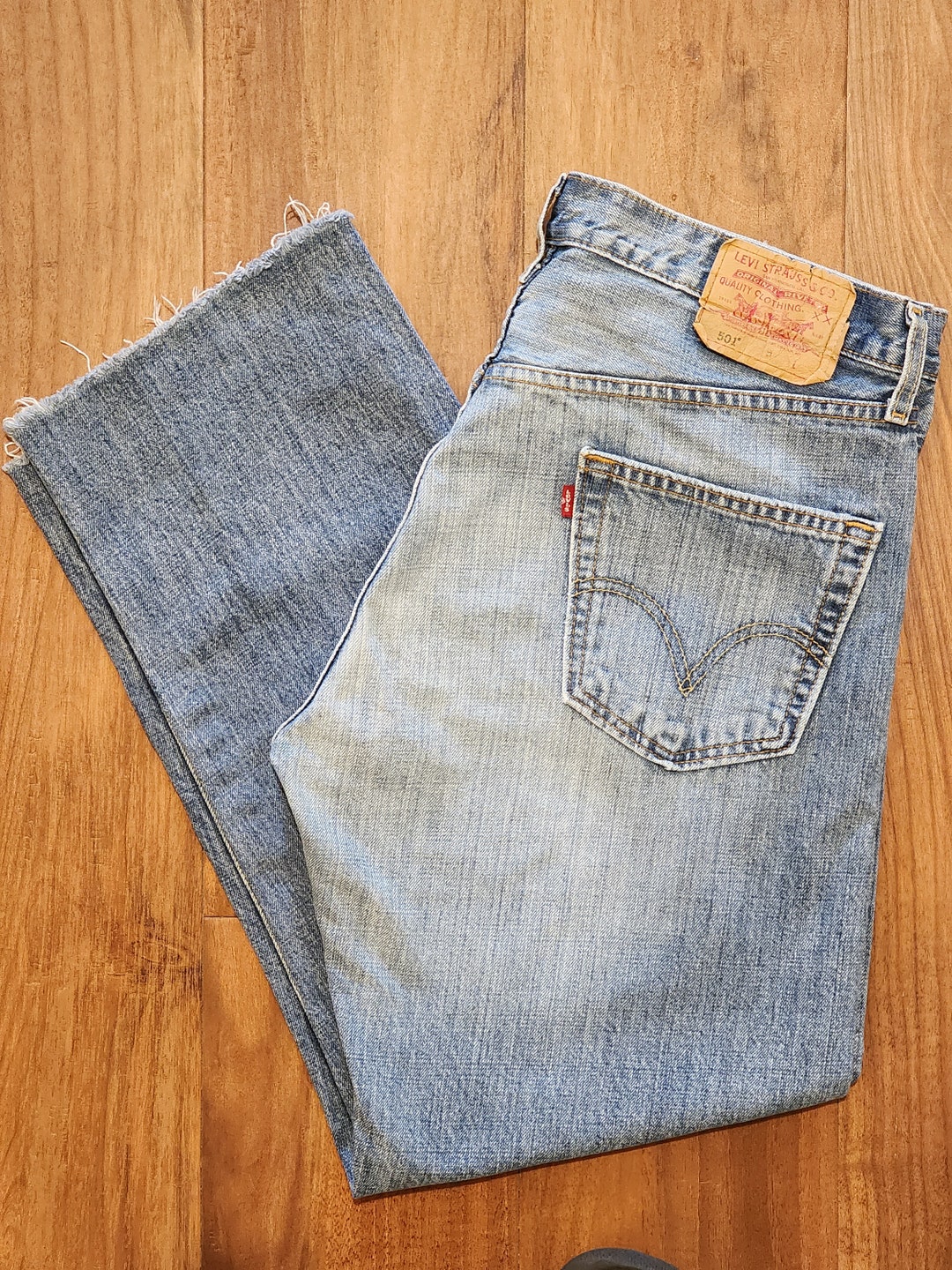 Vintage Levi 501 Shrink to Fit 36x28 - Etsy