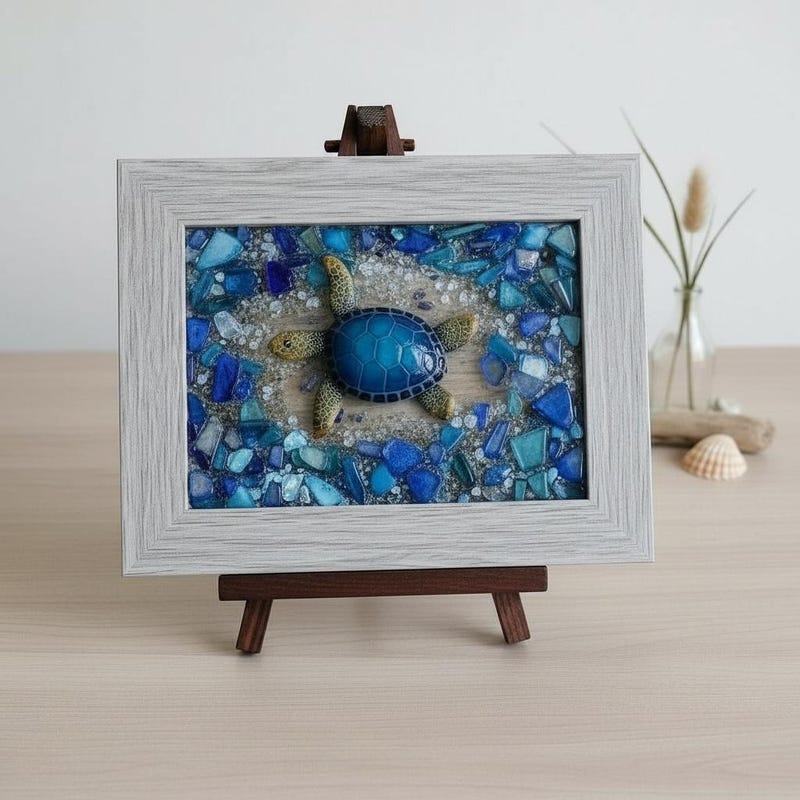 Crushed Glass Mosaic Kit - Etsy