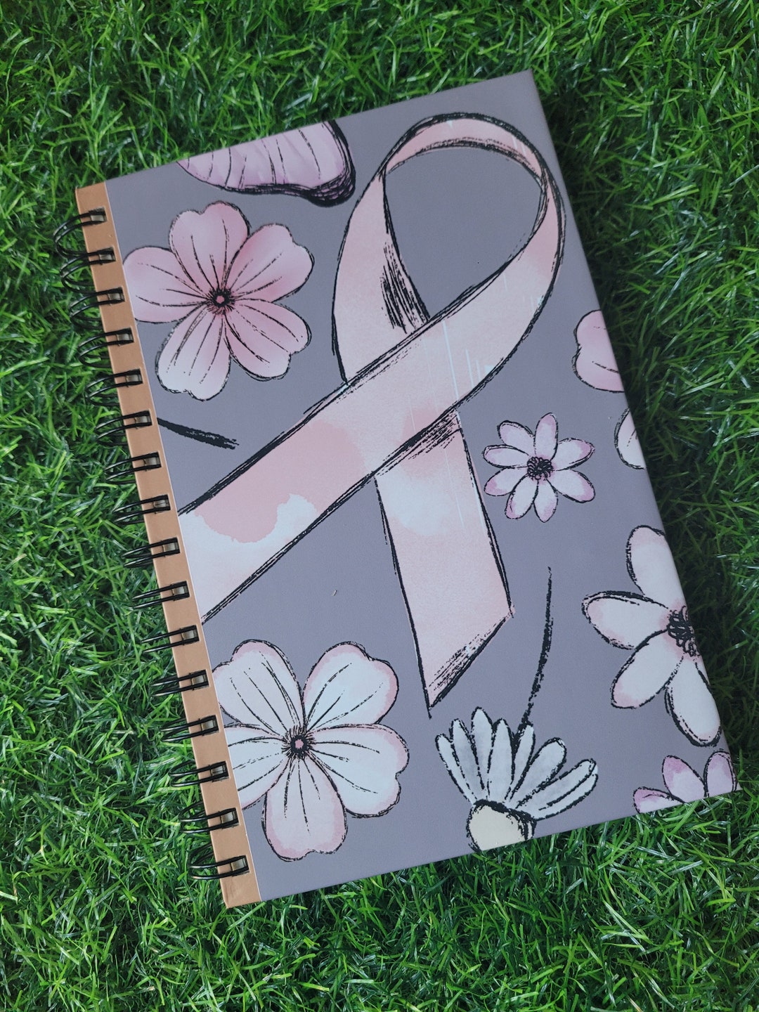 Breast Cancer Awareness Notebook - Etsy
