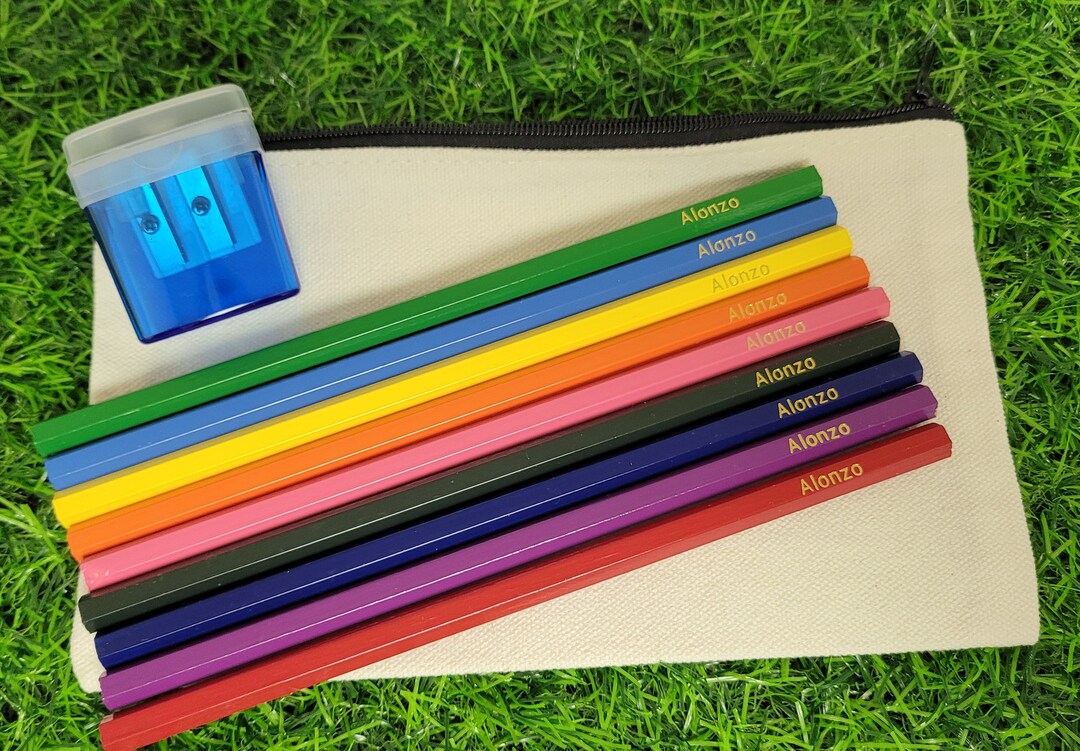 Custom Colored Pencil Set - Etsy