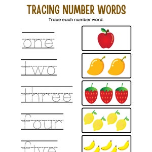 Printable Pre-k Preschool Kindergarten Worksheets - Etsy