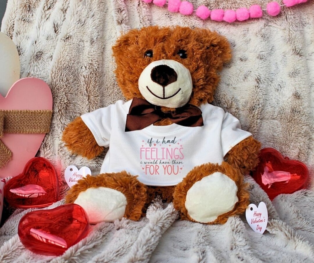Valentine's Day Teddy Bear Gift | If I Had Feelings I'd Have Them for ...