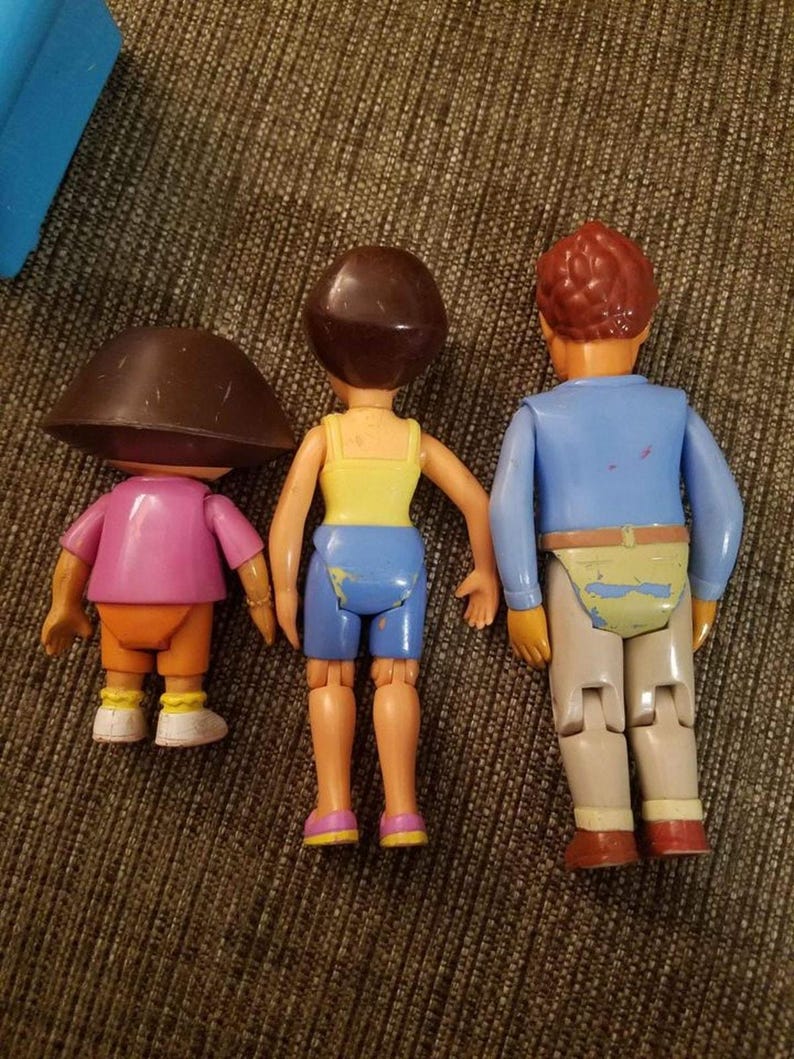 Dora the Explorer Vintage Playset & Figures - Etsy