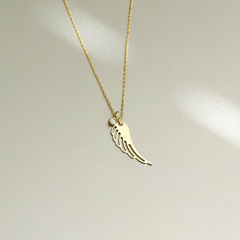 Angel Wing Necklace - Etsy