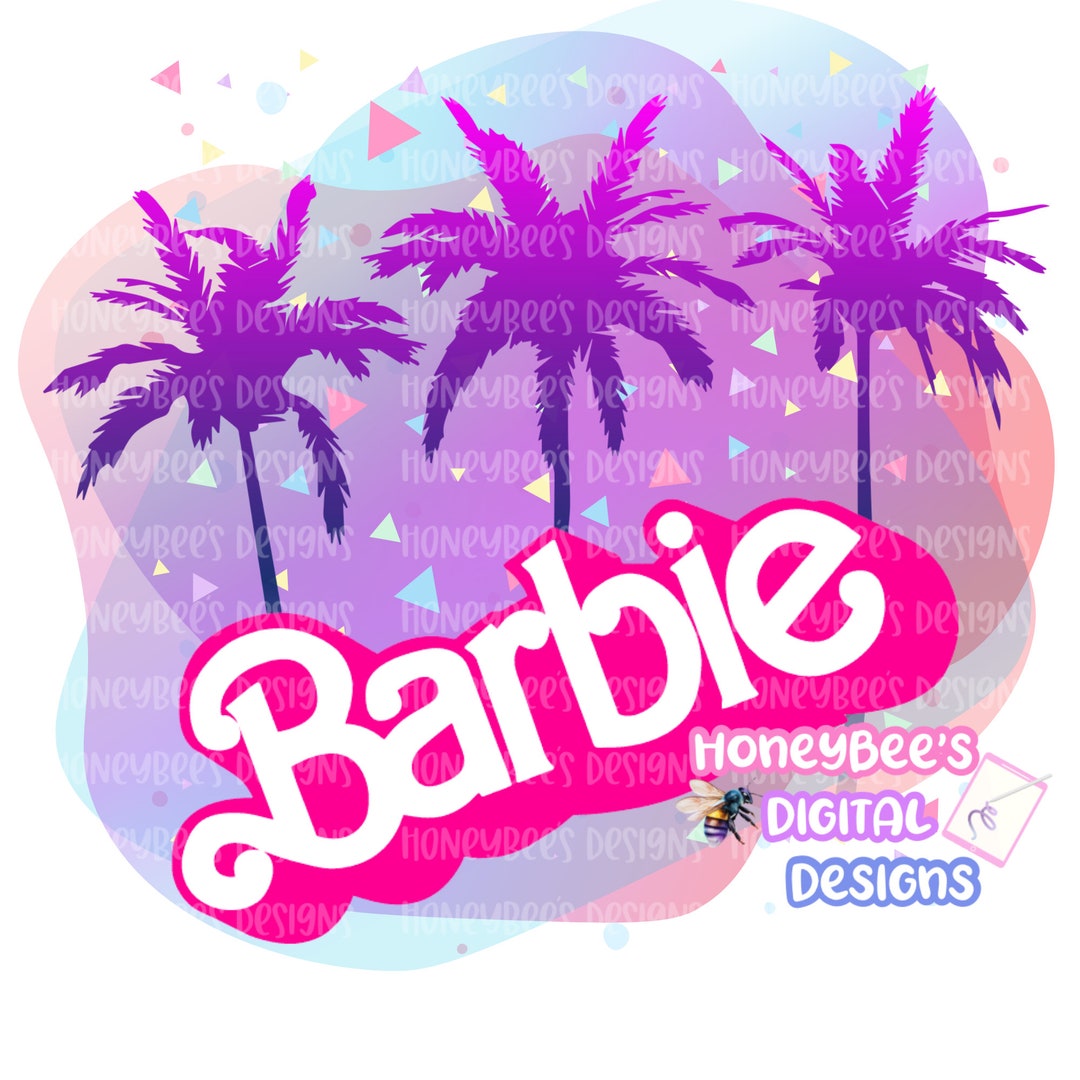 Malibu Barb Logo Pink Dollbeachpngshirt Printseamless - Etsy