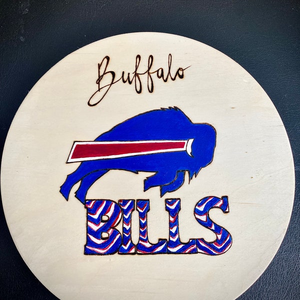 Buffalo Bills Round Sign - Etsy
