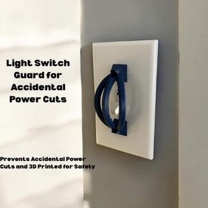 3D Printed Light Switch Guard – Prevent Accidental Power Cuts – Home ...