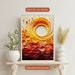 Beautiful Paper Quilled Sun in Fall Colors, Sunset, Sunrise, Paper ...