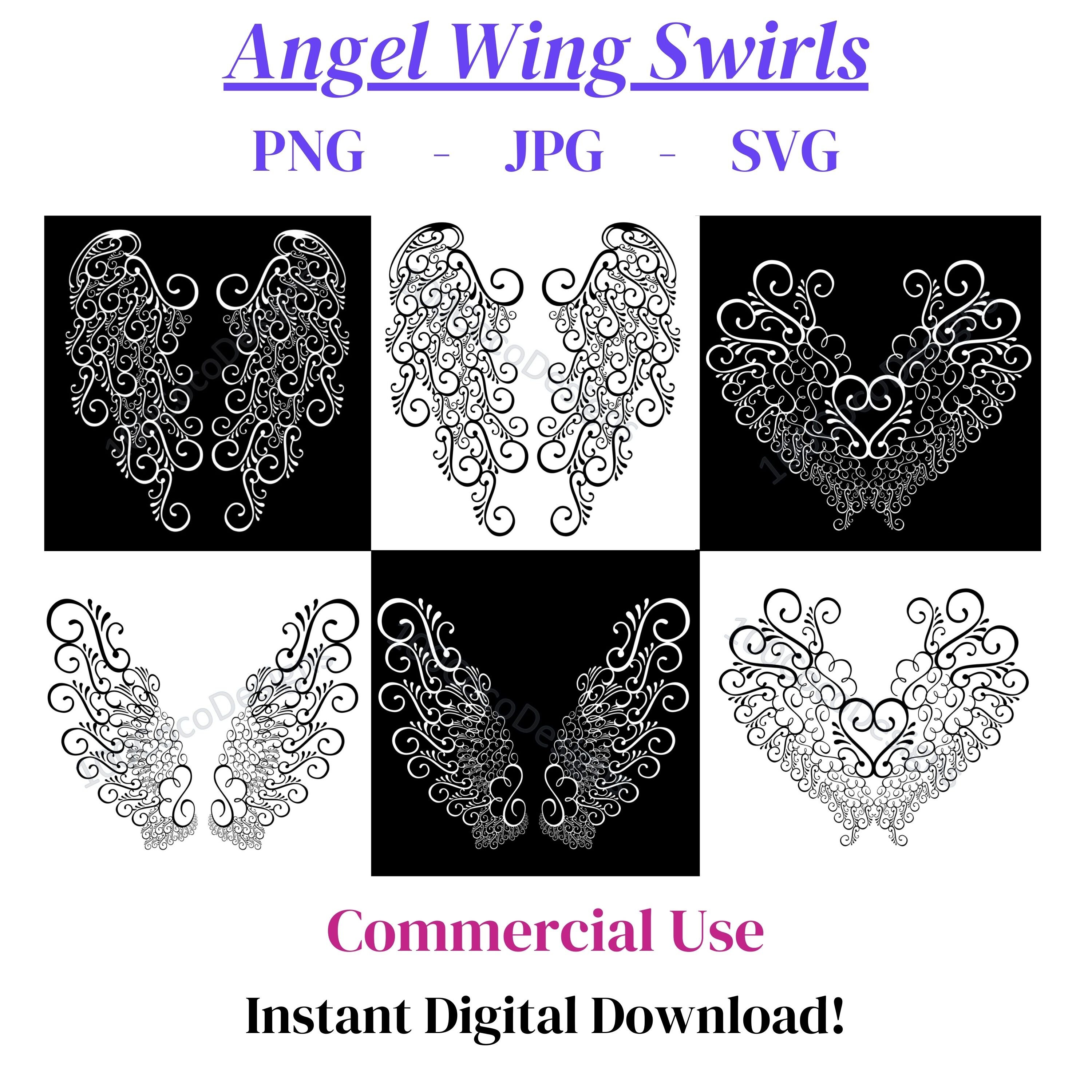 Angel Wings Svg/butterfly Wings/fairy Wings/filigree Svg/png/jpg/svg ...