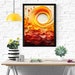 Beautiful Paper Quilled Sun in Fall Colors, Sunset, Sunrise, Paper ...