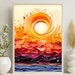 Paper Quilled Sun Digital Download, Sunrise, Sunset, Quilling Art ...