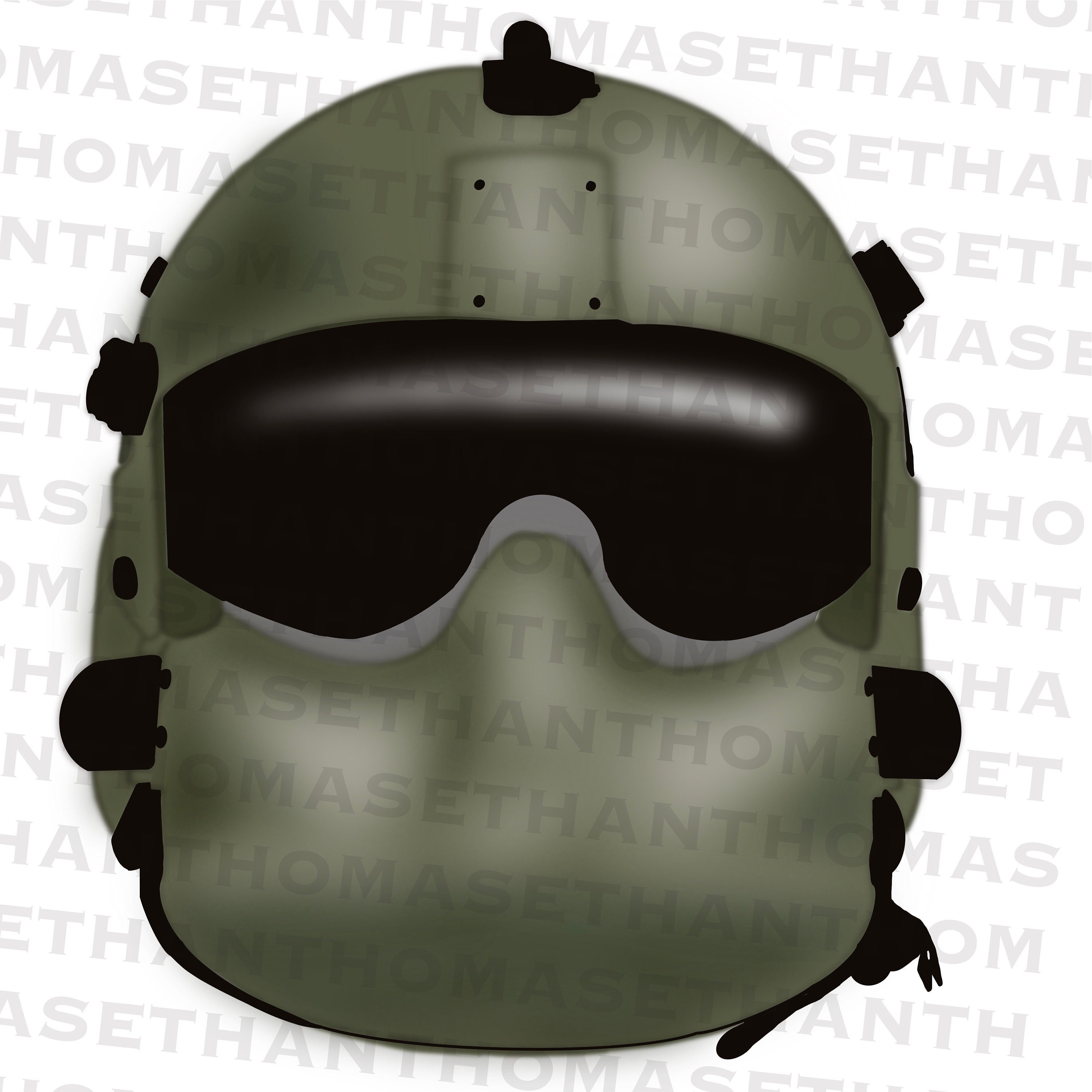 US Army Helicopter Helmet HGU-56P - Etsy