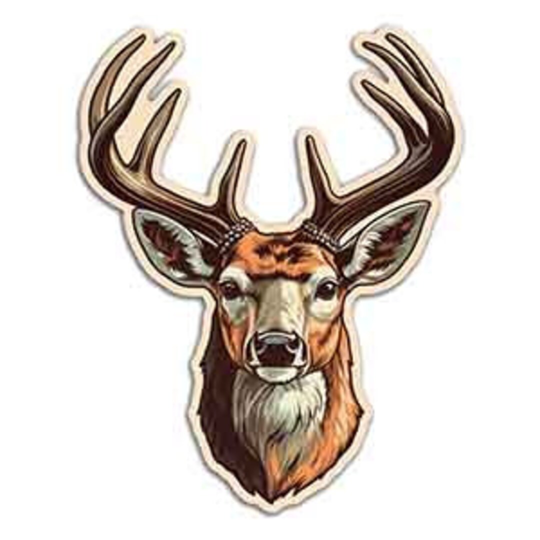 Unique Die Cut Buck Deer Sticker: Perfect for Nature Enthusiasts! - Etsy