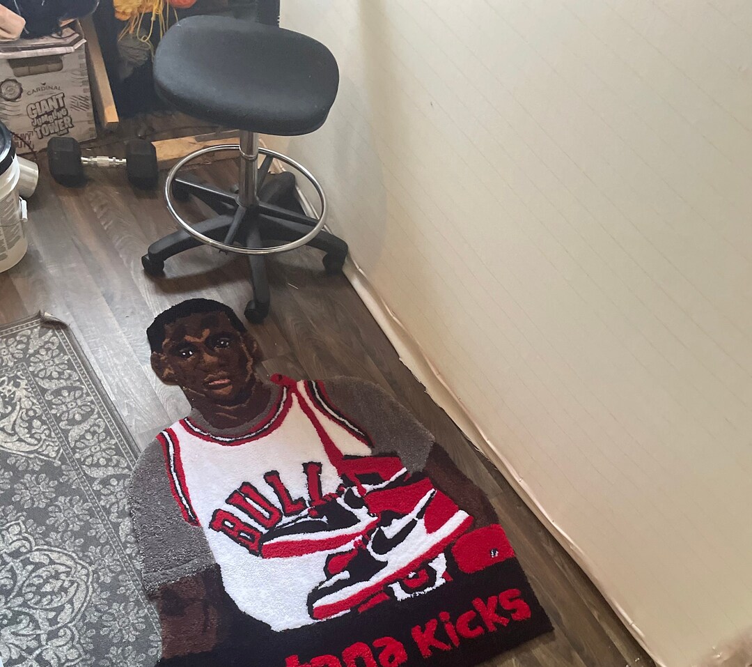 Michael Jordan Handmade Tufted Rug - Etsy