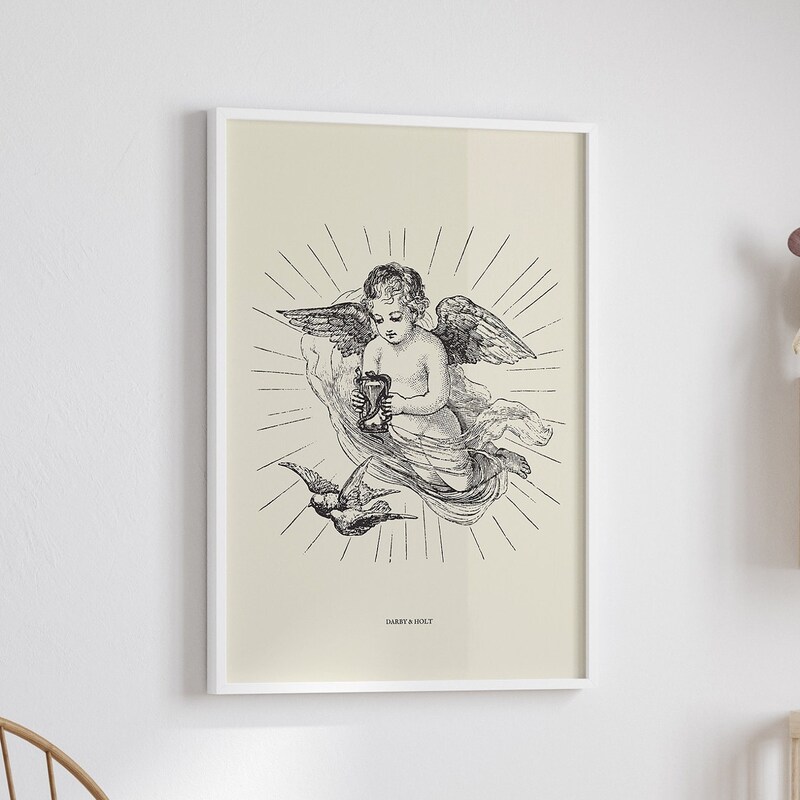 Angel Print - Etsy