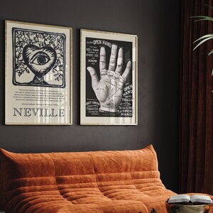 Neville Goddard Poster, Neville Symbol Heart, Law of Attraction Print ...