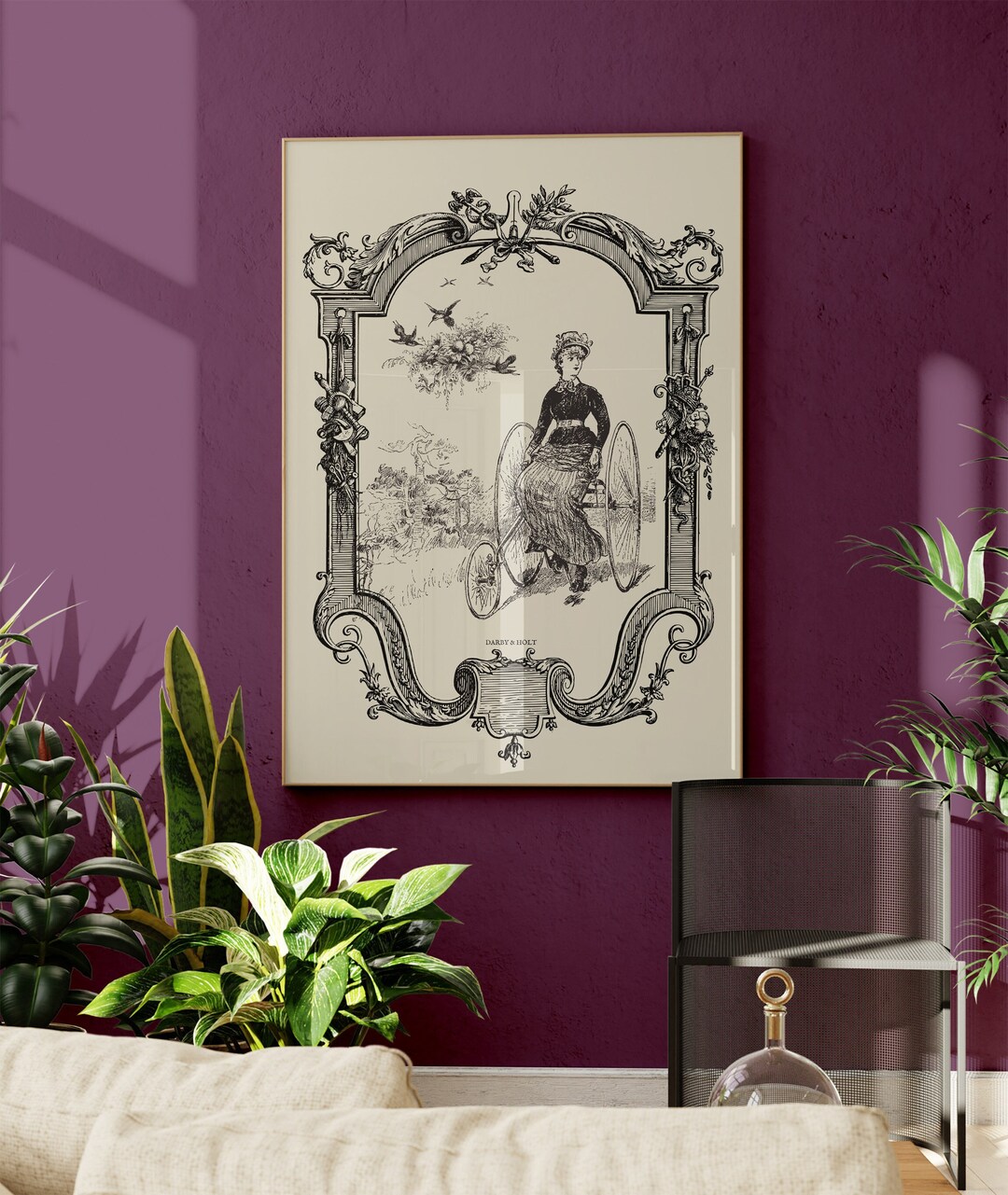 Disabled Life Wall Art Digital Download, Vintage Wheelchair Printable ...