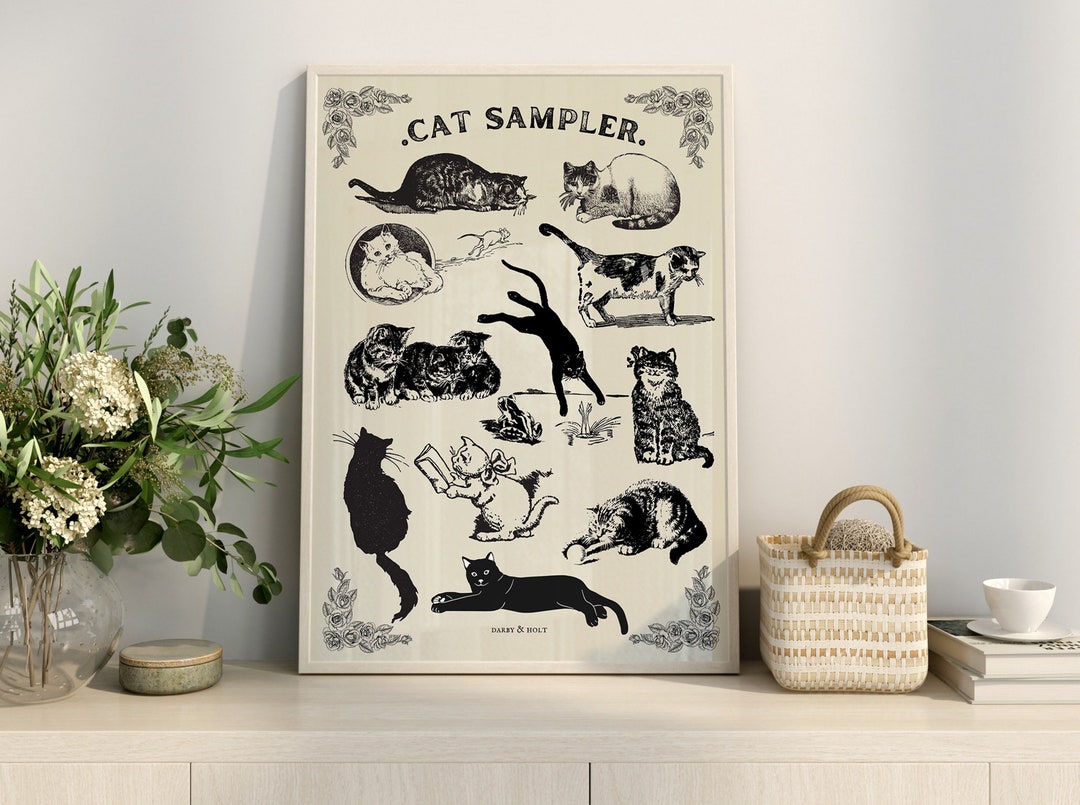 Cat Mom Gifts, Cat Lover Poster, Funny Digital Download, Cat Lady ...
