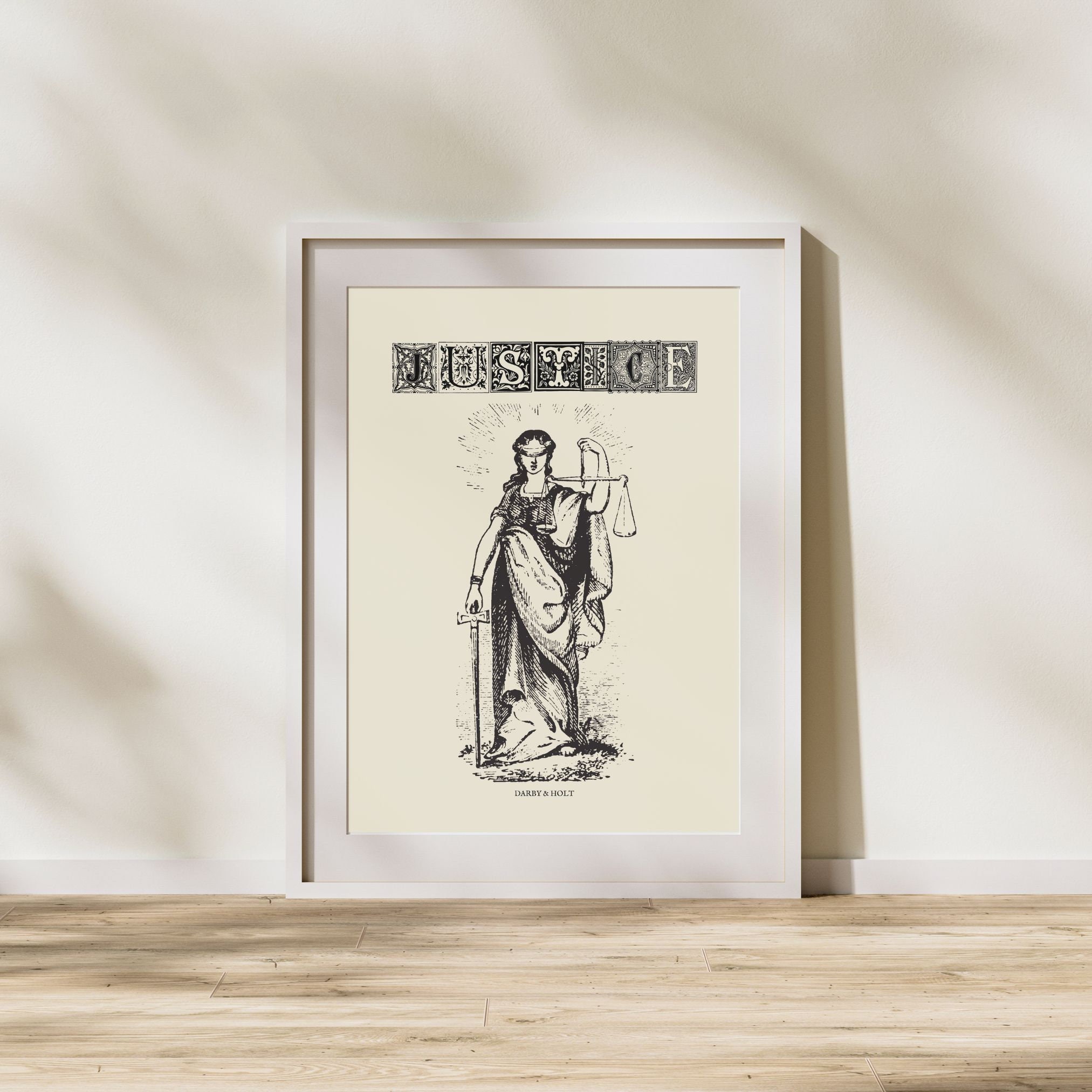 Lawyer Printable Wall Art Justice Scales Digital Download Vintage ...