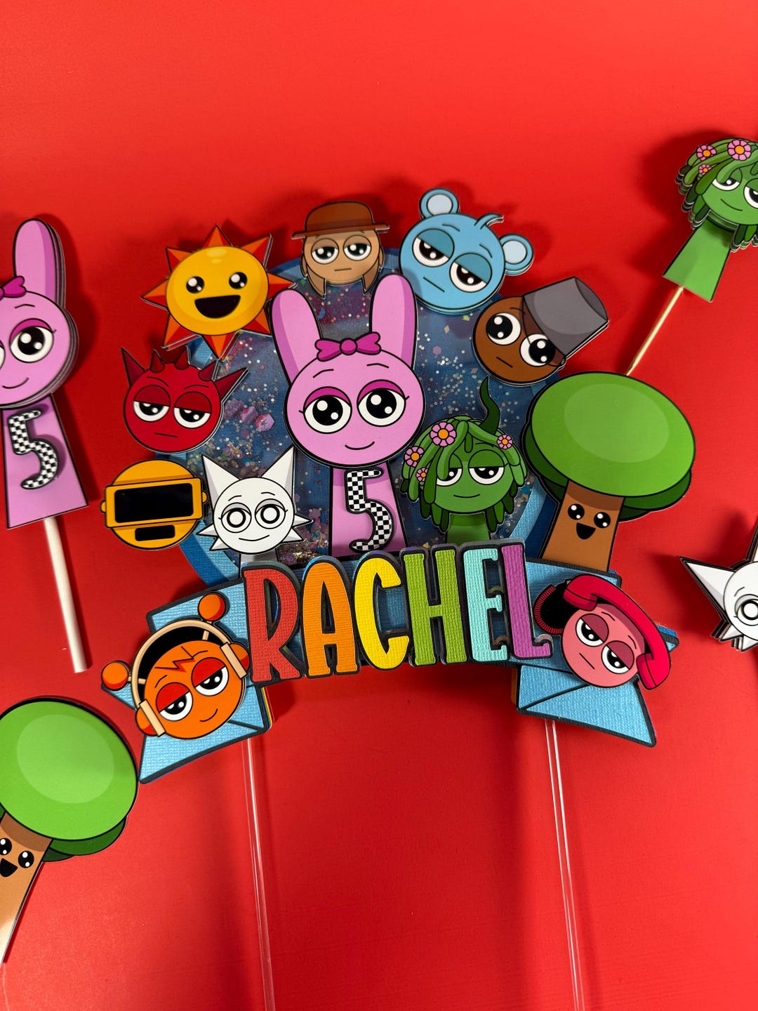 Sprunki Cake Topper | Sprunki Birthday Decoration | Sprunki TV ...