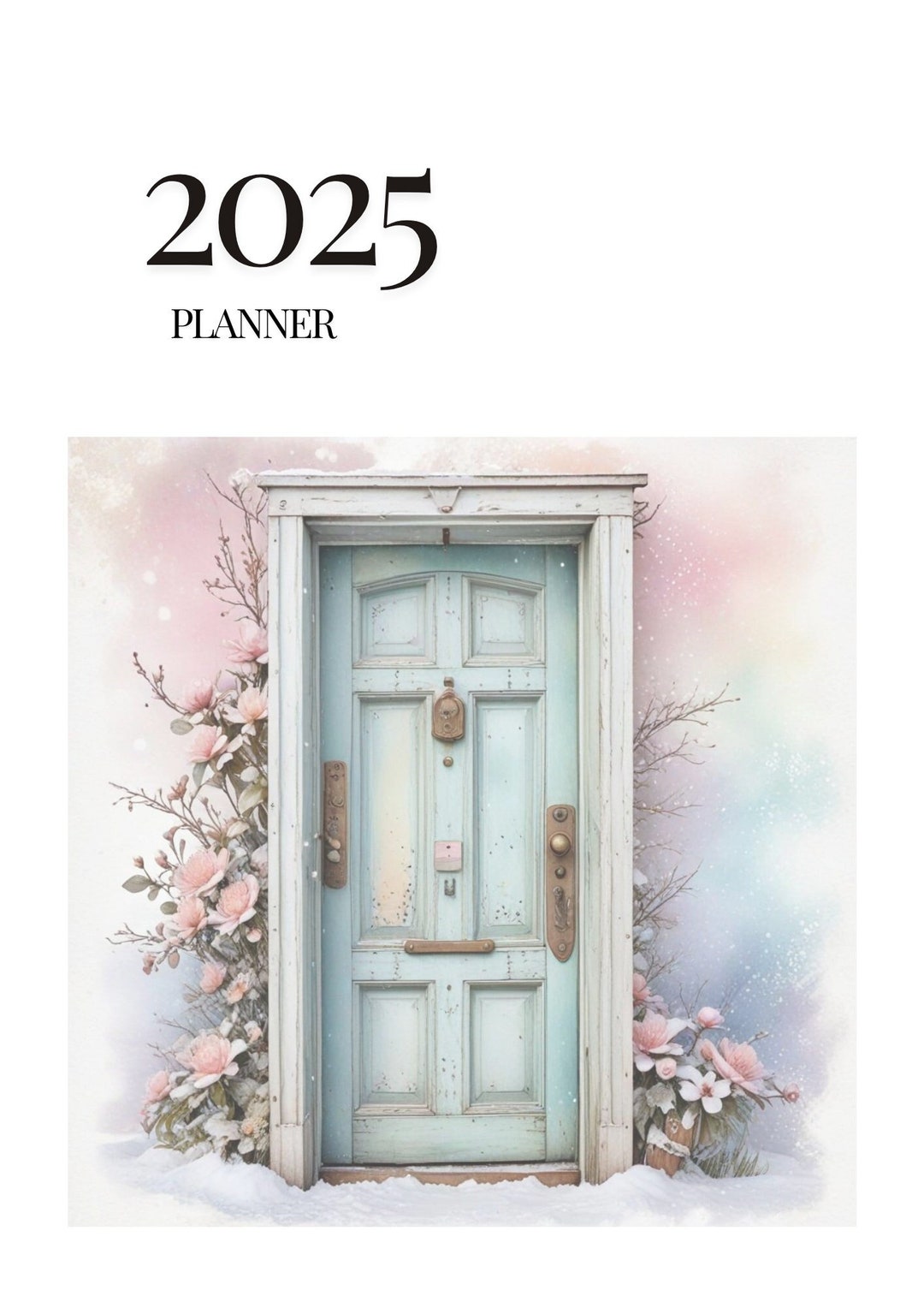 2025 Printable Vintage Planner Complete Journal, With 2 Front Cover ...