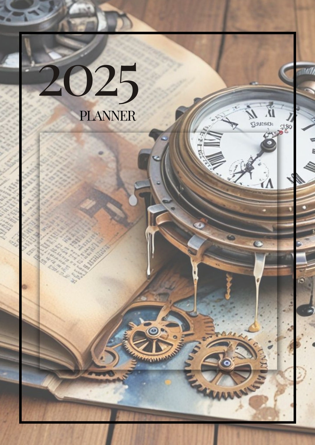 2025 Printable Planner Complete Journal, With 2 Front Cover Design ...